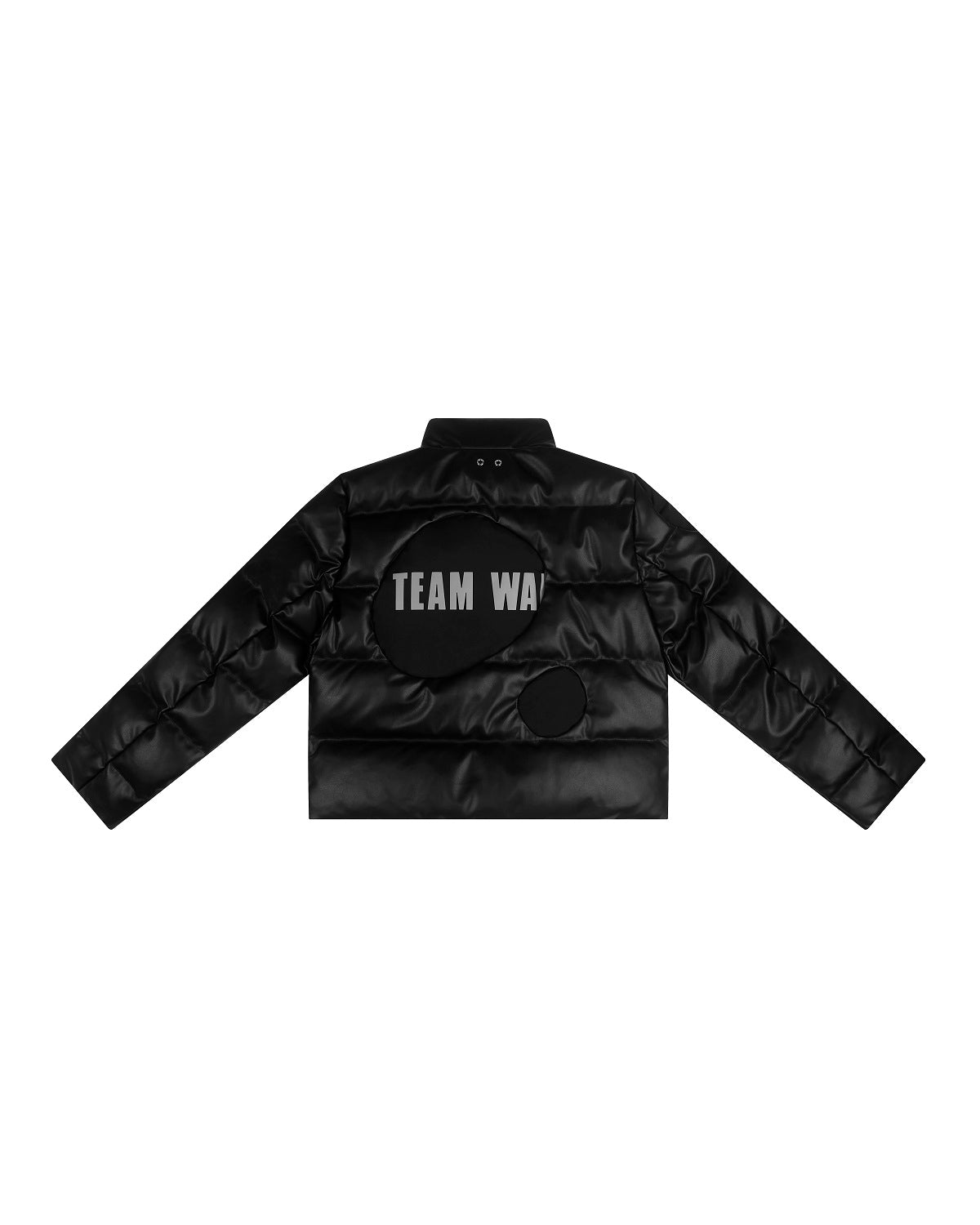 TEAM WANG DESIGN BALLOON FAUX LEATHER DOWN JACKET – TEAM WANG design