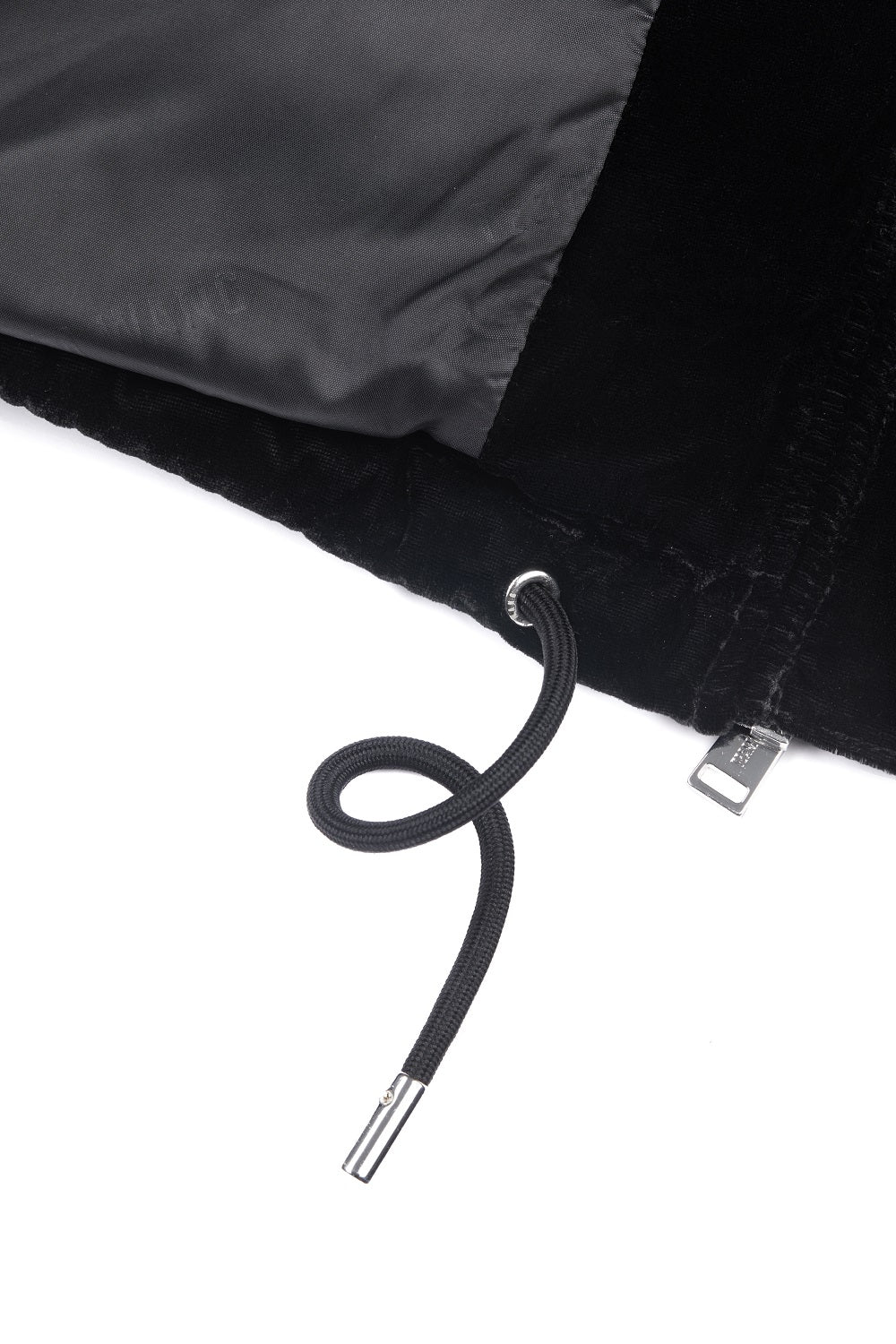 TEAM WANG PRINTED LOGO VELVET DOWN JACKET - TEAM WANG DESIGN – TEAM ...